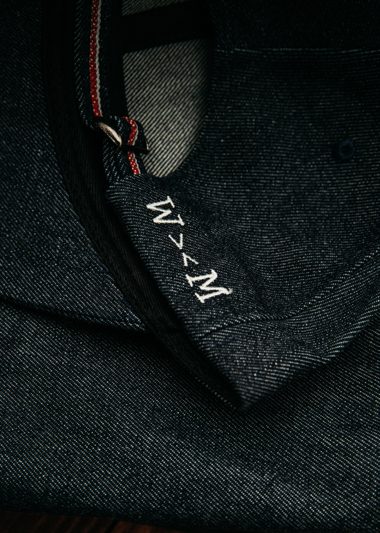 Selvedge Dnim Ball Cap in Vidalia Mills | WiesMade