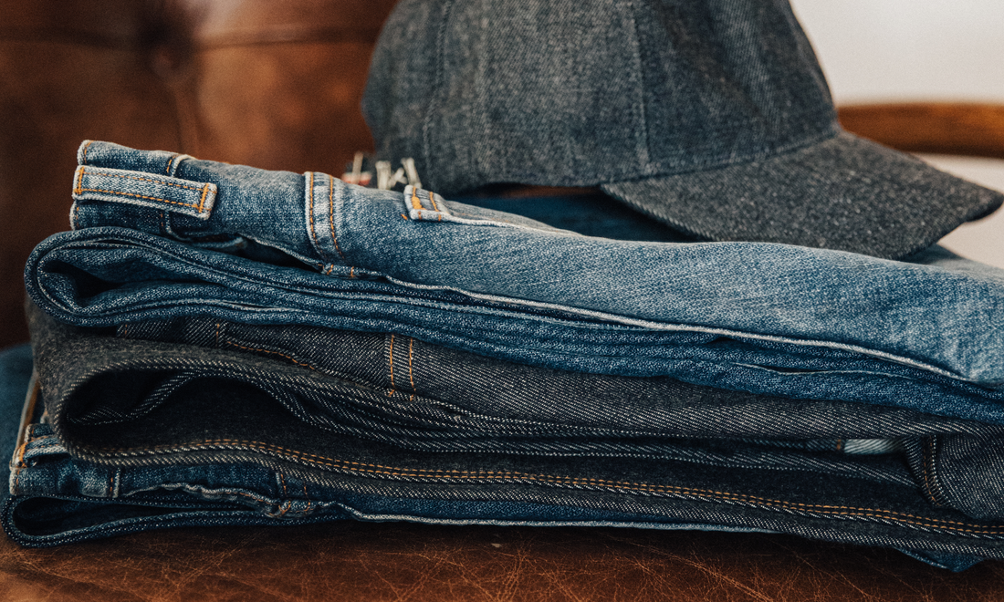 Premium American made denim & knitwear Farmed, Milled & Sewn >