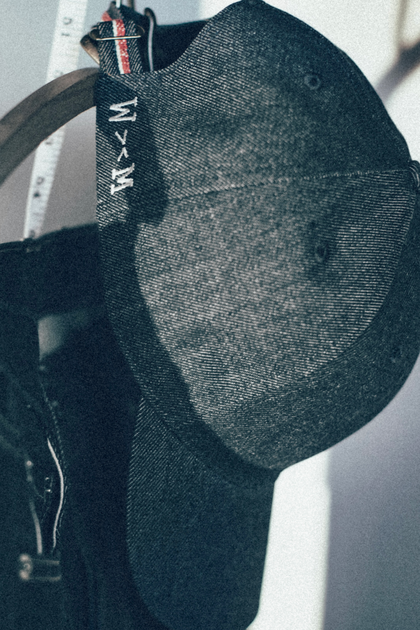 Selvedge Dnim Ball Cap in Vidalia Mills | WiesMade